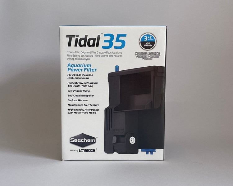 Seachem Tidal 35 Aquarium Power Filter - 500L/H The Trop Company